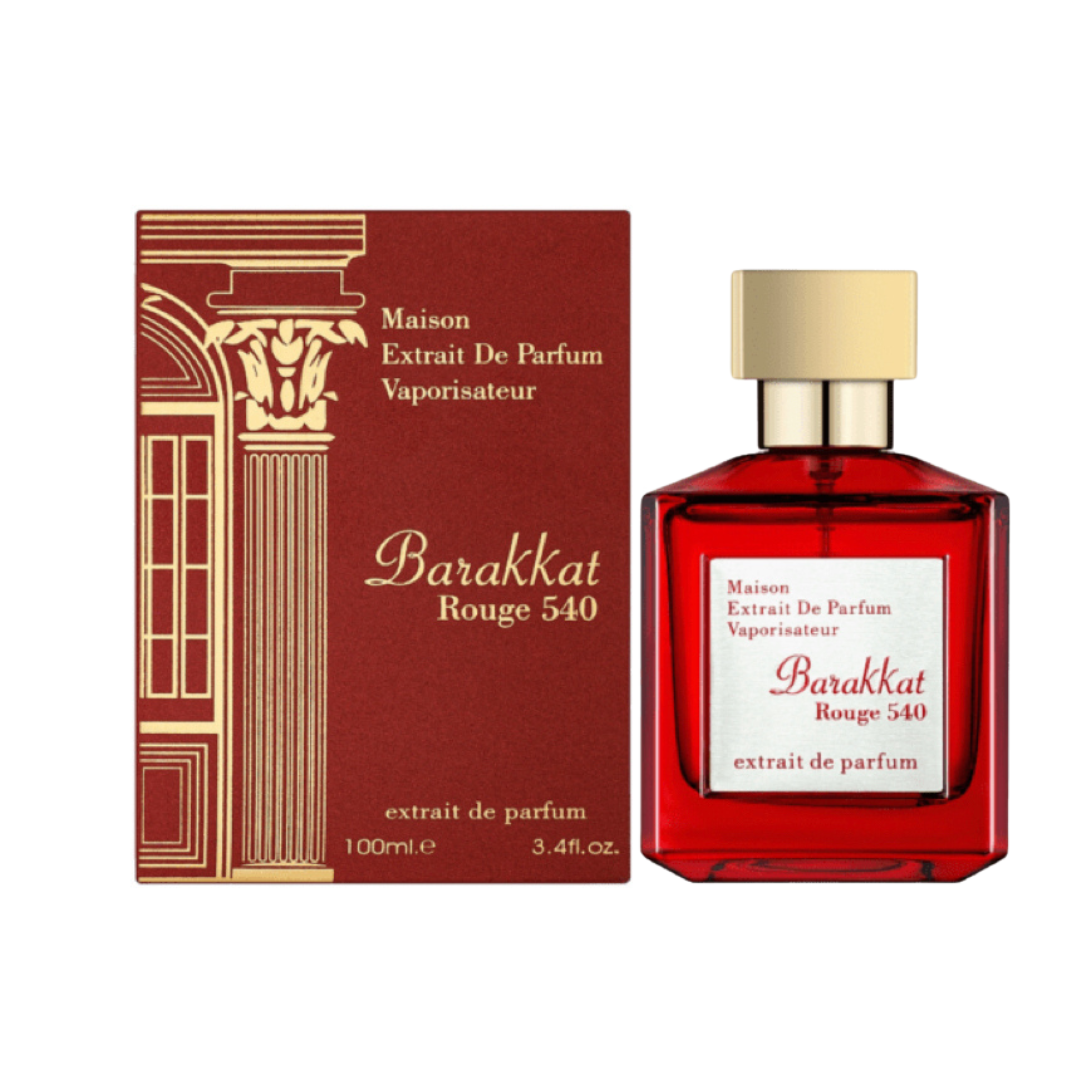 Maison Barakkat Rouge 540 Extrait de parfum 100ml | Ichiban Perfumes ...